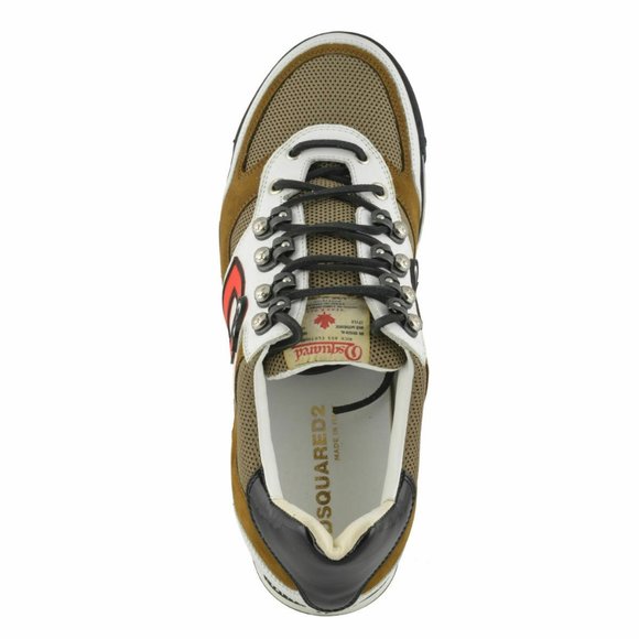 Dsquared D2 | Shoes | Dsquared D2 Mens Leather Fashion Sneakers Shoes ...